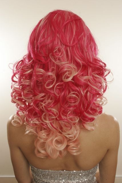 Medium 40cm Pink Bits Synthetic Extension Fun Extensions