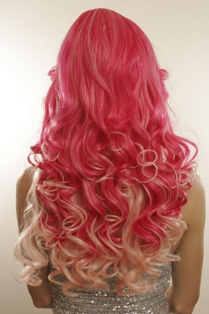 Long 60cm Pink Bits Synthetic Extension Fun Extensions